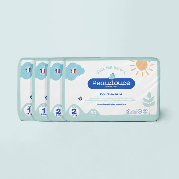 Abonnement couches naturelles et saines bébé – Peaudouce