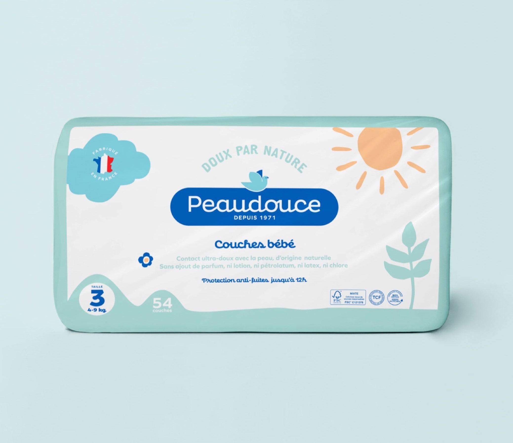 Couches bébé taille 3 – naissance (2-5kg) - Peaudouce